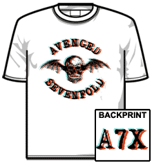 Avenged Sevenfold Merchandise, Short Sleeve T-Shirt, Allover Print T ...